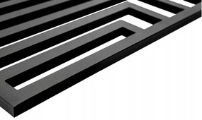 Regnis Kreon Zenit, topné těleso 1200x550 mm, 630W, černá matná, KZ120/55/BLACK/VYTÁPĚCÍTYC