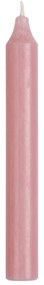 IB LAURSEN Vysoká svíčka Rustic Rosé 18 cm, růžová barva, vosk