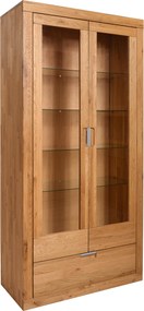 XXXLutz VITRÍNA, divoký dub, divoký dub, 95/192/42 cm Landscape - Kredence a vitríny - 002730002803