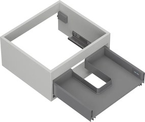 Mexen Box-A, závěsná skříňka 50 cm, 1 zásuvka, šedá matná, 91AX0-0500-235-1-62