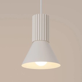 Sollux Lighting Závěsná lampa ESTRIA 1 béžová