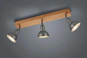 Bodové svítidlo v tmavě šedo-přírodní barvě 11x58 cm Delhi – Trio