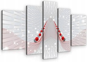 Obraz 170x100 Abstrakce dynamika pohyb futurismus moderní energie