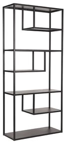 LABEL51 Kovová knihovna LOFT černá Color: Black SL-51.020