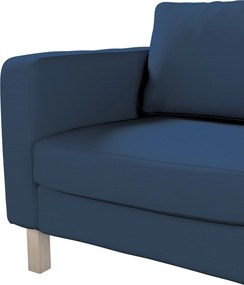 Potah na křeslo IKEA Karlstad, krátký barva tmavě modrá