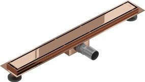 Mexen Flat M13 lineární odtok 2v1 60 cm, růžové zlato - 1610060-15