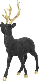 Dekorace Deer 32x12x40 cm black
