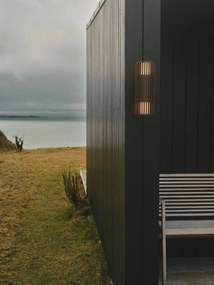NOR 2418121261 Aludra Double venkovní nástěnné svítidlo metalická hnědá - NORDLUX