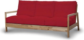 Potah na pohovku IKEA  Lillberg 3-místná nerozkládací barva červená látka pletený vzor