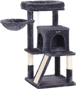 Feandrea škrabací sloup se škrabací deskou 96 cm tmavě šedý