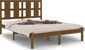vidaXL Rám postele masivní borovice 120 x 200 cm [3105598] Barva: medová hnědá