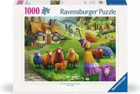 Ravensburger Puzzle Barevná vlna / 1000 dílků / od 14 let