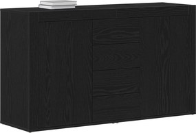 Servírovací skříň Černý dub 120 x 36 x 69 cm Kompozitní dřevo 3333865
