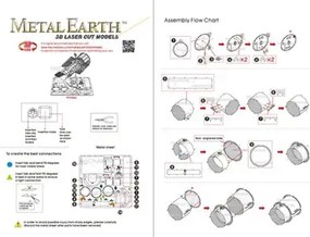 Metal Earth 3D Puzzle Hubbleův teleskop / 18 dílků / od 14 let