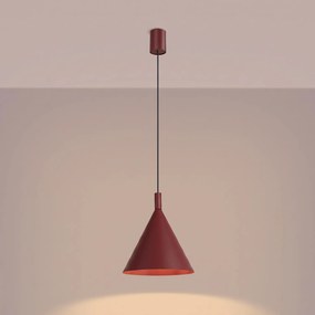 Sollux Lighting Závěsné svítidlo NOX 25 bordó