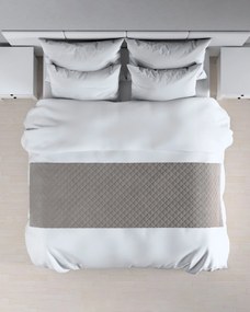 Hotelový přehoz – běhoun Velvet 60x200 cm barva šedá látka lesklé, sametová