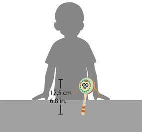 GIOIA - Ruční bubínek s opičkou