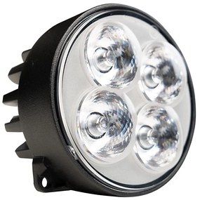 LED Bodové svítidlo pro traktor BLACK LED/20W/10-30V IP69 5700K kulatý
