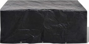 Plachty na zahradní nábytek 2 ks polyratan 10 oček 240 x 140 cm 279123