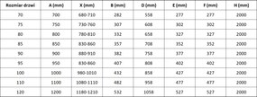 Mexen Otevírací sprchové dveře MIST (d+d) 75x200 cm 6 mm broušená měď, průhledné, 8A7-075-000-65-00