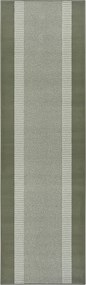 Hanse Home, Běhoun Basic 105487 Green, 80x300, zelená, chodba / předsíň
