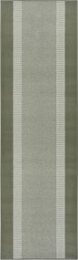 Hanse Home, Běhoun Basic 105487 Green, 80x350, zelená, chodba / předsíň