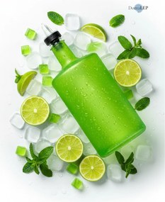 Neonově zelená láhev na olej VILO 500 ml