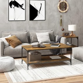 vidaXL Konferenční stolek 100x50x40 cm kompozitní dřevo [819364] Barva: šedá sonoma