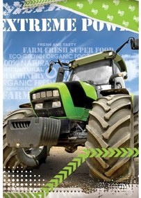 Tiptrade Dětské bavlněné povlečení – Zelený traktor