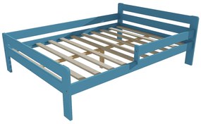 Vomaks Dětská postel se zábranou VMK002C KIDS Rozměr: 140 x 200 cm, Barva: barva modrá