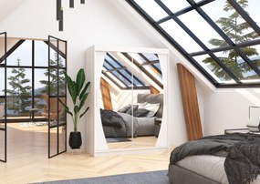 ADRK Furniture Skříň posuvná se zrcadlem ALEN 150 ADRK-SW-ALE-W-150