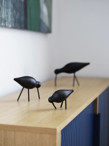 Dekorativní figurka Shorebird L černá