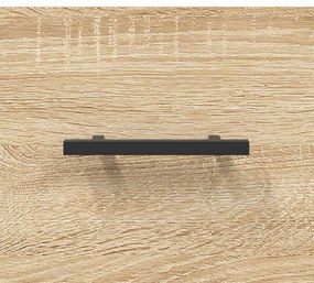 Skříň highboard dub sonoma 69,5 x 34 x 180 cm kompozitní dřevo,  3189408