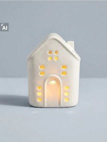 Sinsay - Svícen ve tvaru domečku - bílá