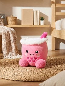 Sinsay - Plyšový Bubble Tea - sytě růžová