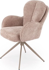 HALMAR K592 CS židle tmavě béžová/kašmír