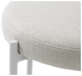 Krémová kovová stolička Pelican – Unique Furniture