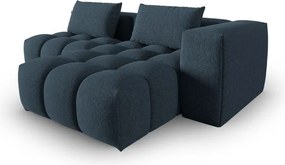 Tmavě modrá rohová pohovka (pravý roh/s lenoškou) Verona – Cosmopolitan Design