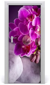 Fototapeta samolepící Růžová orchidej 75x205 cm