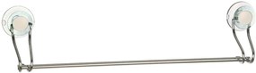 BISK Erga GECO, 1-ramenný držák na ručníky 460mm na přísavky, čirá-chromová, ERG-06728