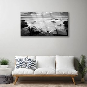 Plexisklo-obraz Skála Moře Krajina 100x50 cm