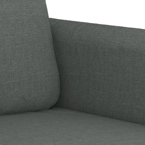 2dílná sedací souprava s polštáři tmavě šedá textil 3202103