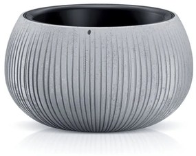 PROSPERPLAST Květináč - BETON BOWL Průměr: 23,8 cm, Barva: černý beton