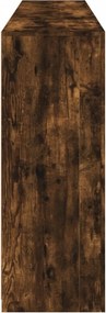 Příborník s LED osvětlením kouřový dub 181,5 x 37 x 100 cm 3209153