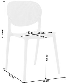 Kondela Stolička, bíla, FEDRA NEW