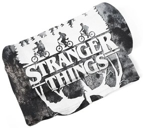 Sablio Deka Stranger Things White - 190x140 cm