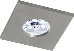BPM 3006.01.RF.SA-SA.GU Vestavné svítidlo Aluminio Plata IP65, kartáč.hliník 1x50W, 230V (stárý kód BPM 3006GU) - BPM