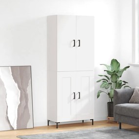 Skříň highboard bílá 69,5 x 34 x 180 cm kompozitní dřevo 3195787