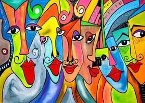 ENJOY Puzzle Obličeje života / 1000 dílků / od 14 let