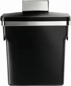 Simplehuman Vestavný odpadkový koš  – 10 l / chromovaná ocel/ plastový